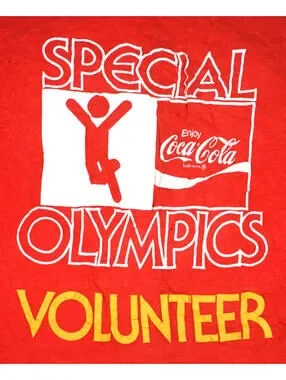 Hanes | Shirts | Vintage Special Olympics Coca Cola T Shirt Men Large ...